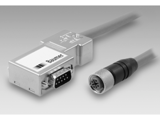 Baumer Cable with connector D-SUB/mating M12, Profibus, straight, B ...