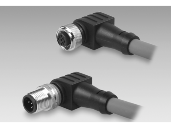 Baumer Cable with male/female M12, Profibus, angled, B-coded, 5 m ...